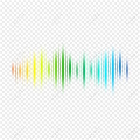 Equalizer Sound Wave Sound Effect Rainbow Linesbalancedsound And