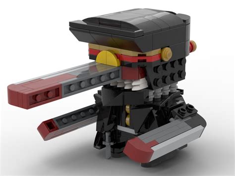 Lego Moc Katana Man Brickheadz 武士刀惡魔 By Legomaniajosh Rebrickable