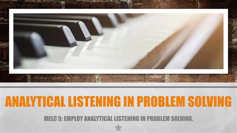 1analytical Listening In Problem Solving Pptx