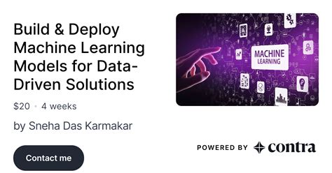 build and deploy machine learning models for data driven solutions by