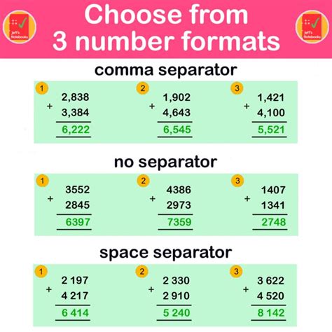 Add And Subtract 4 Digit Numbers Standard Algorithm By Jeffs Notebooks