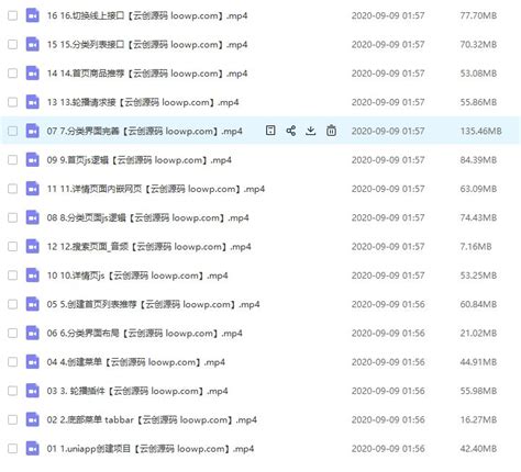 2020年最新uni App实战项目视频教程 云创源码