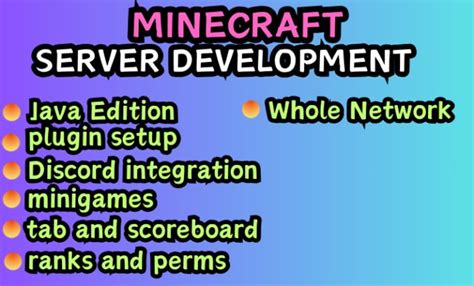 develop a minecraft server for you by zaid tech fiverr