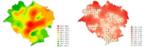 Estimation By Kriging A Spatial Distribution Of The Model Value Download Scientific Diagram