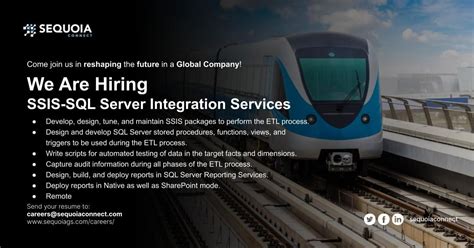 Sequoia Connect On Linkedin Ssis Sql Server Integration Services