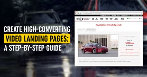 How to Create High-Converting Video Landing Page: A Step-by-Step Guide - Cartender | Automotive ...