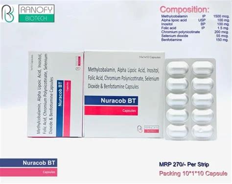 Methylcobalamin Ala Inositol Folic Acid Chromium Polynicotinate Selenium Dioxide Benfotiamine