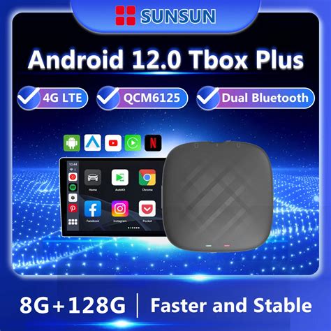 무선 카플레이 Ai 박스 안드로이드 12 스냅드래곤 Qcm6125 자동차 플레이 안드로이드 자동 어댑터 4g Lte Sim 와이파이 연결 스트리밍 박스 Tv