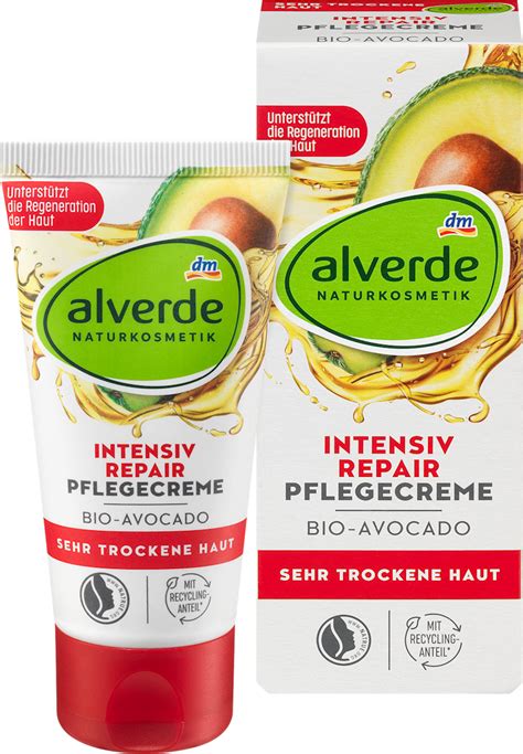 alverde NATURKOSMETIK alverde Intensiv Repair Tagescreme, 50 ml ...