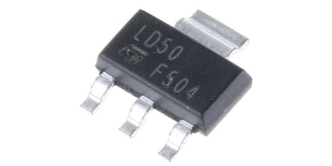 Stmicroelectronics Ld1117s50ctr 1 Low Dropout Voltage Voltage Regulator 1 3a 5 V 3 Tab Pin