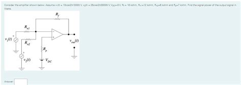 Solved Watts Answer Chegg Com