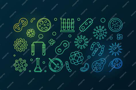 Premium Vector Pathogenicity Colorful Outline Illustration Vector Pathogen And Virus Banner