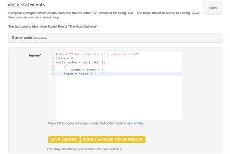 Solved While Statements Point Compose A Program Which Counts