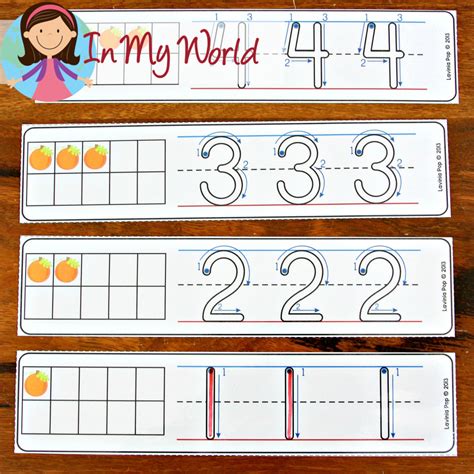 1 Number Tracing In My World