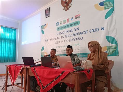 smp negeri 2 cepu gelar pelatihan ai dan deep learning untuk guru dan