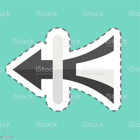 스티커 라인 컷 Pure Mood 에어컨 기호와 관련이 있습니다 심플한 디자인 편집 가능 간단한 그림 감지기에 대한 스톡 벡터 아트 및 기타 이미지 Istock