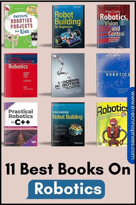 11 Best Books On Robotics Learn Robotics Good Books Robotics Books