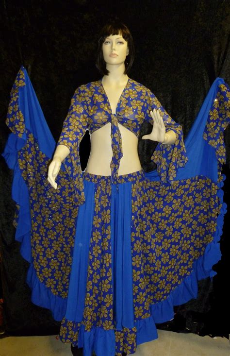 Beautiful Royal Blue Gypsy Set Magical Fashions