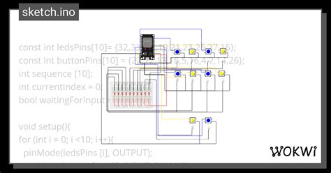 Teste Wokwi Esp32 Stm32 Arduino Simulator