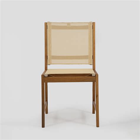 Cadeira Sevega Sem Braços Tela Bege Butzke