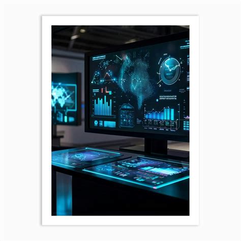 Advanced Digital Interface Showcasing Scientific Data Analysis Powered