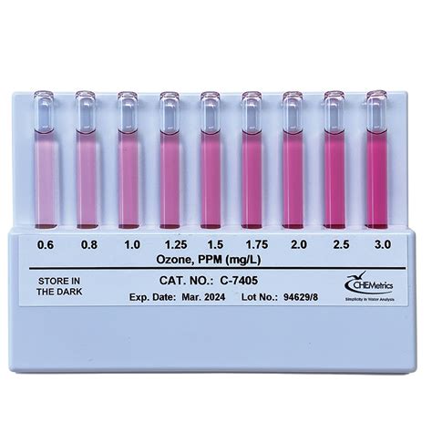Ozone Comparator Flat 06 3 Ppm Laboratory Equipment