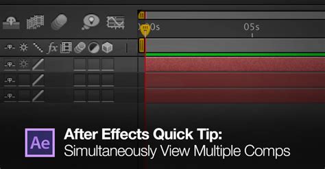 After Effects Tip Simultaneously View Multiple Compositions The Beat A Blog By Premiumbeat