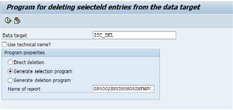 Selective Deletion In Process Chain Sap Community