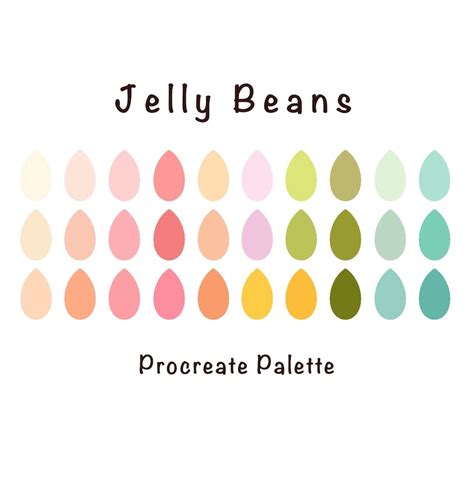 Procreate Color Palette Kawaii Colors Color Palette Procreate Ipad