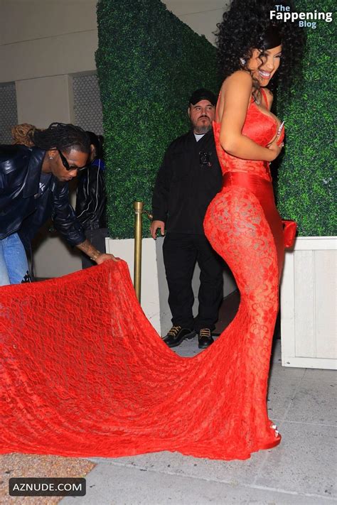 Cardi B Offset S Sexy Exit From Delilah S Birthday Bash AZNude