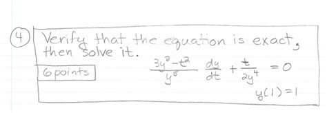 solved 3 solve the linear initial value problem x 1 dy t