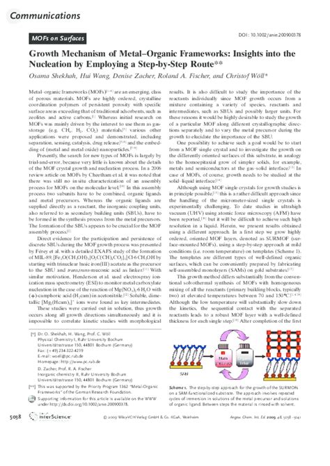Pdf Three Step Nucleation Of Metalorganic Framework Nanocrystals