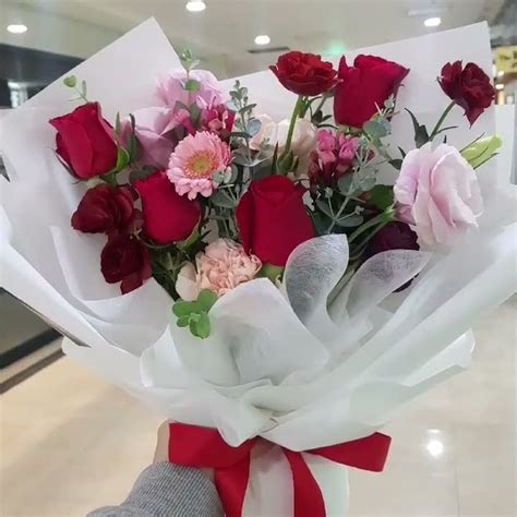 가산디지털단지로 배송된 생일축하꽃다발과 케이크 전국꽃다발전문점 더로즈플라워 02 853 0613 Youtube