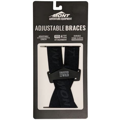 Mont Adjustable Braces 4 Point Attachment