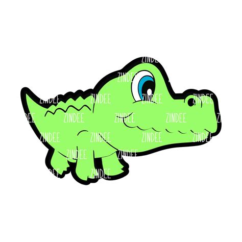 How To Draw A Cute Alligator