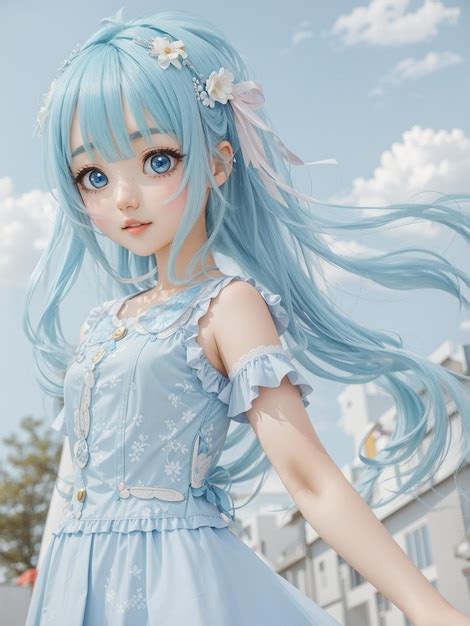 Premium Ai Image A Collection Of Cute Anime Girl Artworks