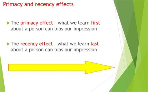 Primacy Effect