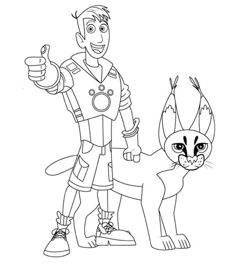 Wild Kratts Coloring Pages Printable Planet