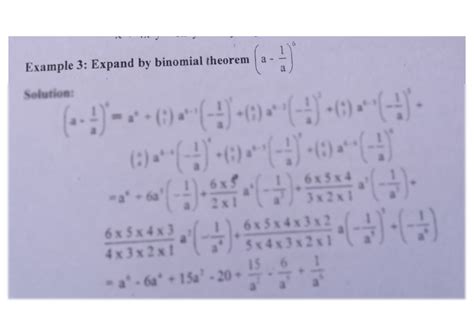 SOLUTION: Binomial theorem question 3 - Studypool