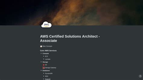 Geraldo Silva On Linkedin Acloudguru Aws Cloud Notion