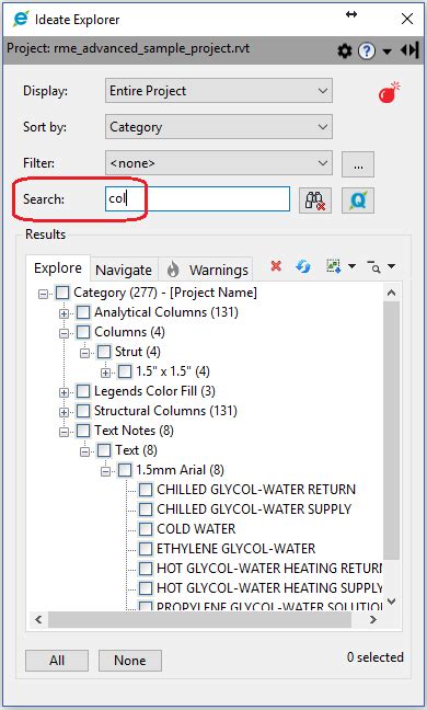 Search Tool In Ideate Software