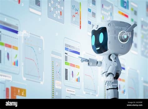 3d Rendering Cute And Small Artificial Intelligence Personal Assistant