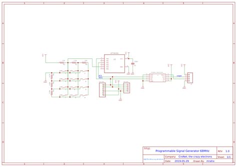 Signal Generator Tiny85 Oled Display Oshwlab