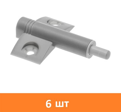 Амортизатор, демпфер, доводчик двери газовый, крестообразный, серый - 6 ...
