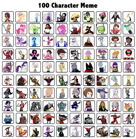 Top 100 Characters By Mlp Vs Capcom On Deviantart