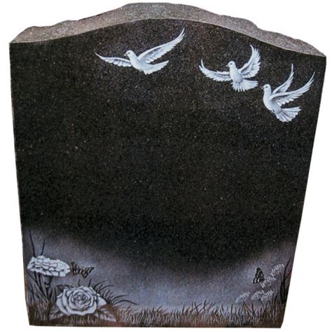 The Doves In Full Flight · E 026 · Memorial Headstone