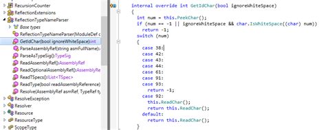 Decompile Char To Int Net Tools Support Jetbrains