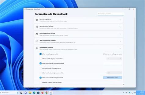 Elevenclock Personnaliser Lhorloge De Windows 11