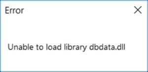 Unable to load library dbdata dll как исправить remontka pro
