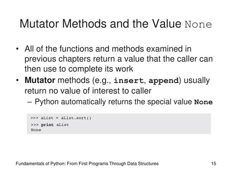 Ppt Fundamentals Of Python From First Programs Through Data